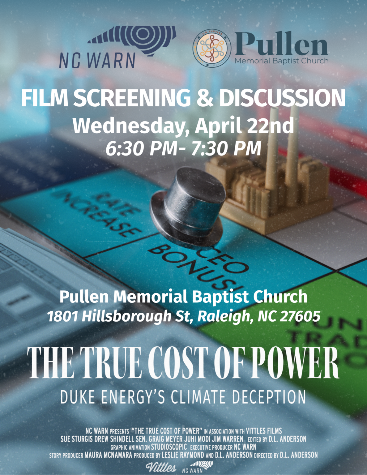 RALEIGH SCREENING: "The True Cost of Power" Documentary - NC WARN
